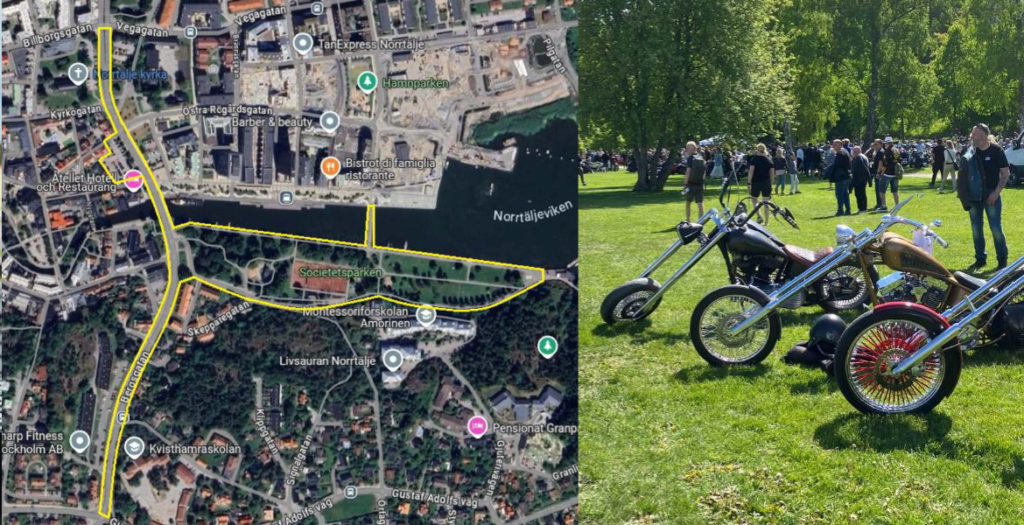 Så påverkas trafiken i Norrtälje under Custom Bike Show - Allt om Norrtälje